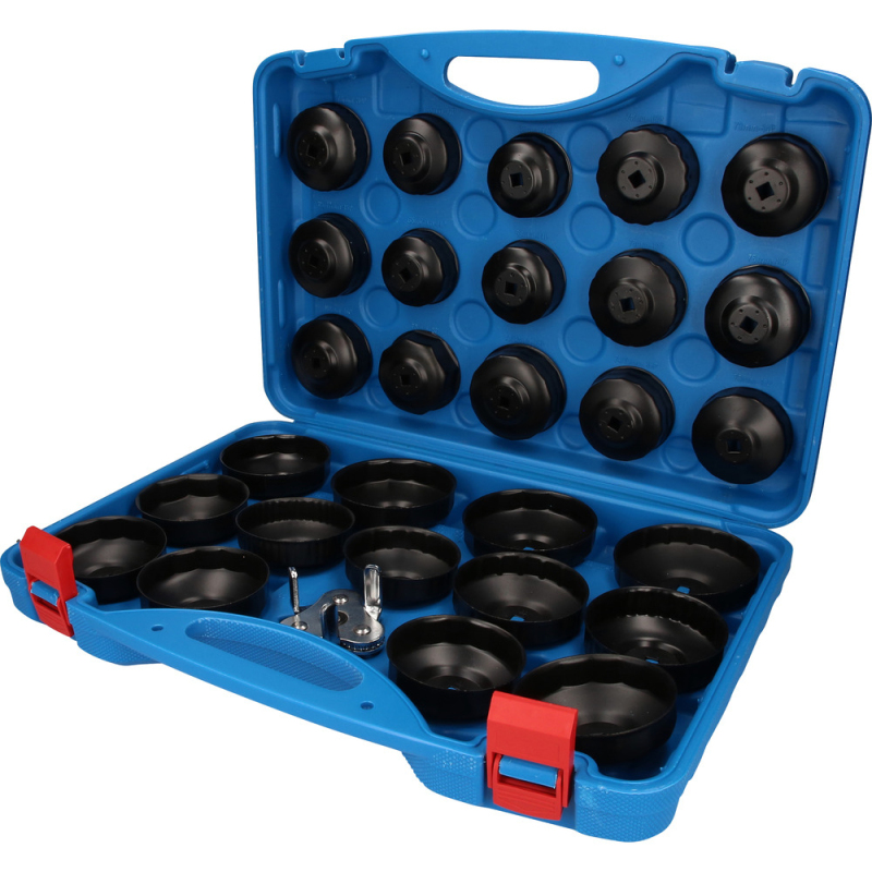 Coffret de cloches pour filtre à huile 30pcs BRILLIANT TOOLS - BT711050