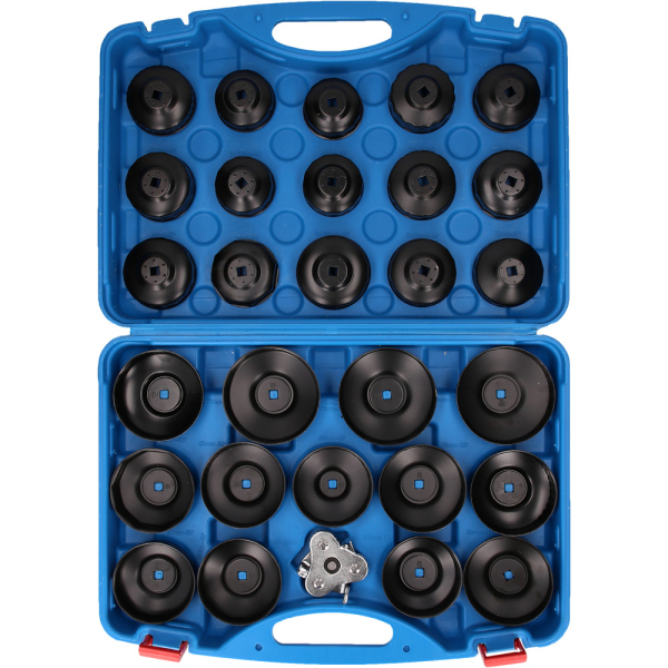 Coffret de cloches pour filtre à huile 30pcs BRILLIANT TOOLS - BT711050