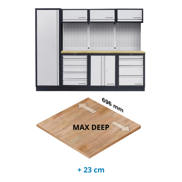 Mobilier d'atelier 4 éléments MOBILIO Max deep KRAFTWERK - 3964B-EX