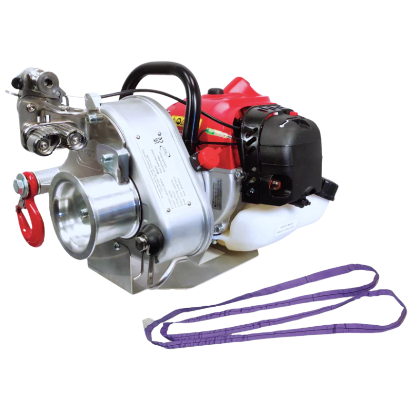 Treuil Portable à essence 2 temps 50 cc - Portable Winch - PCW4500